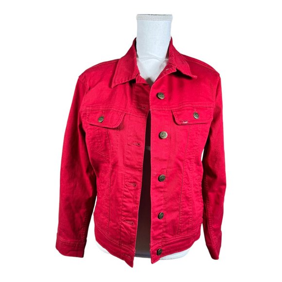 Lee | Jackets & Coats | Red Lee Jean Jacket | Poshmark